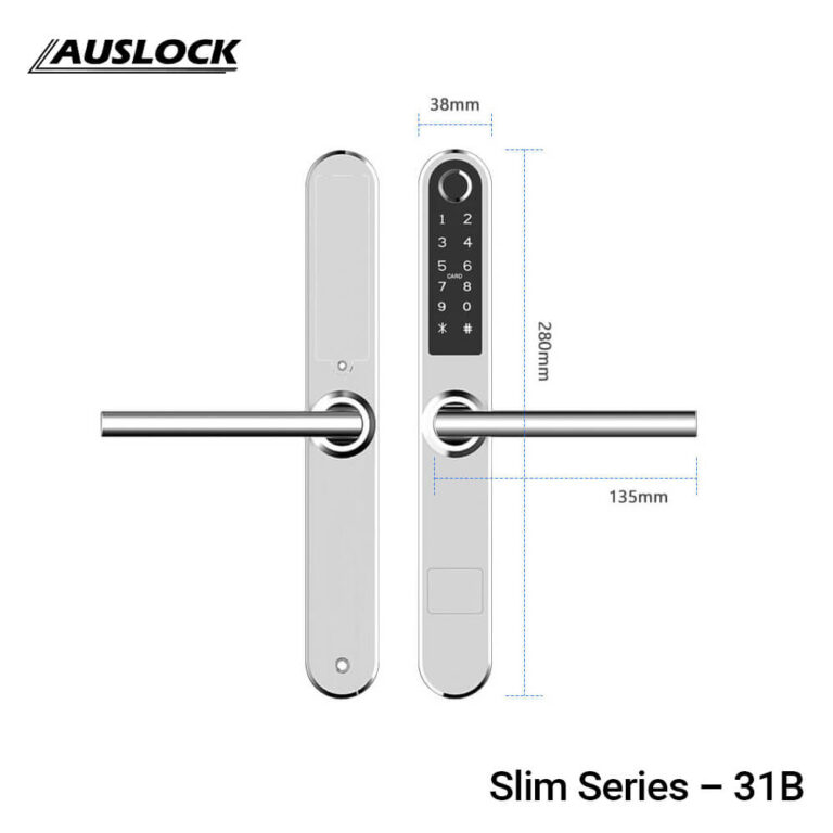 Slim Series Smart Door Lock (Ultra Slim 38mm)2 - Aus Lock