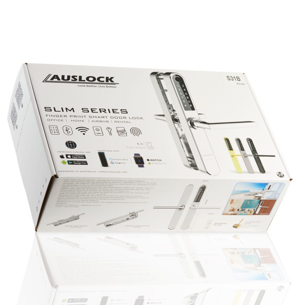 Slim Series Smart Door Lock (Ultra Slim 38mm)2 - Aus Lock